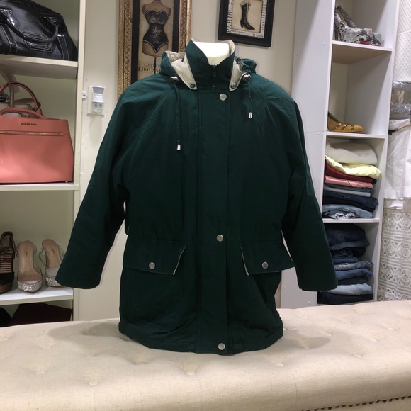 London Fog | Jackets & Coats | London Fog Green Fleece Lined Hoodie ...